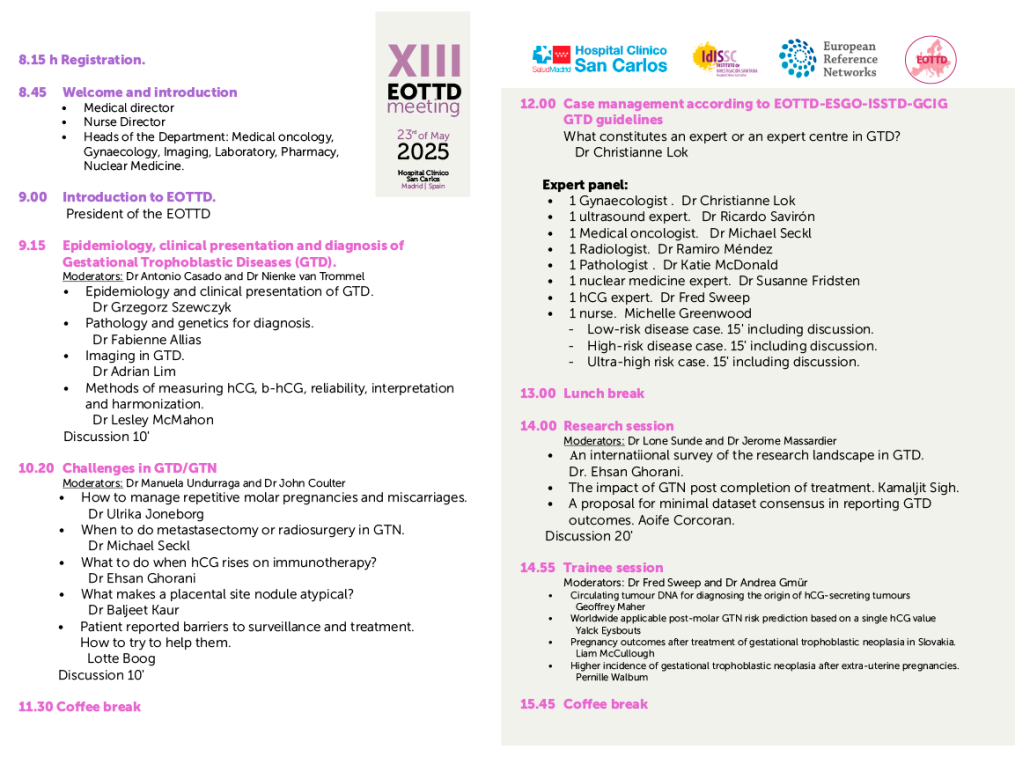 Programa - XIII EOTTD Meeting 2025